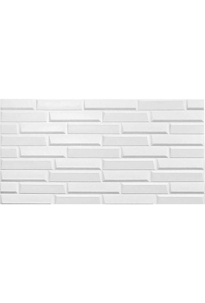 Renkli Duvarlar Kendinden Yapışkanlı Beyaz Opak Duvar Paneli Kağıdı 70X38 cm NW55 Renkli Duvarlar Kendinden Yapışkanlı Beyaz Opak Duvar Paneli Kağıdı 70X38 cm NW55