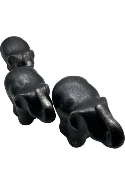 Tasarloxi Üçlü Seramik Malzemeden Tombul Fil Biblo Takımı Tasarloxi Üçlü Seramik Malzemeden Tombul Fil Biblo Takımı