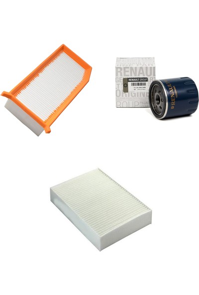 Mais Renault Symbol 3 1.5 Dci Filtre Bakım Seti 2013-2019 Model 90 Bg [3LÜ-OTODEPOSUSET8547B]