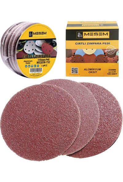 Meşem Cırt Zımpara Yedeği (Ped) 115X180 Kum 10 Adet Meşem Cırt Zımpara Yedeği (Ped) 115X180 Kum 10 Adet