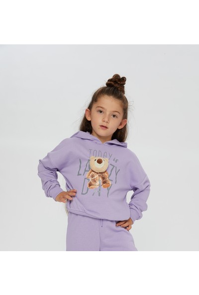 Little Star Kız Çocuk Lazy Day Sweatshirt
