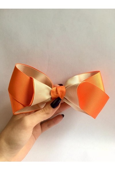 Bukalemun Company Turuncu ve Nut Rengi Fiyonk Kız Çocuk Okul Kolej Toka Bukalemun Company Turuncu ve Nut Rengi Fiyonk Kız Çocuk Okul Kolej Toka