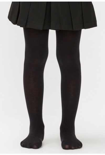 Penti Siyah Renk Ekstra Koton 90 Den Çocuk Külotlu Çorap Penti Siyah Renk Ekstra Koton 90 Den Çocuk Külotlu Çorap