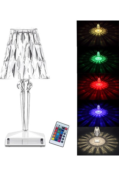 Skyline Store Kristal Elmas Masa Gece Lambası 16 Renk Değişen Romantik Kristal Işık(Yurt Dışından) (Yurt Dışından) Skyline Store Kristal Elmas Masa Gece Lambası 16 Renk Değişen Romantik Kristal Işık(Yurt Dışından) (Yurt Dışından)