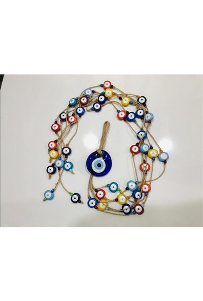 Trend Dünyası Trenddünyası 41'li Nazar Boncuklu 2 No Polyester Duvar Süsü Trend Dünyası Trenddünyası 41'li Nazar Boncuklu 2 No Polyester Duvar Süsü