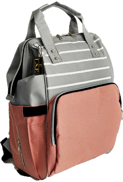U.S.F Bebek Bakım Çantası Lüx Anne Bebek Bakım Sırt Çantası