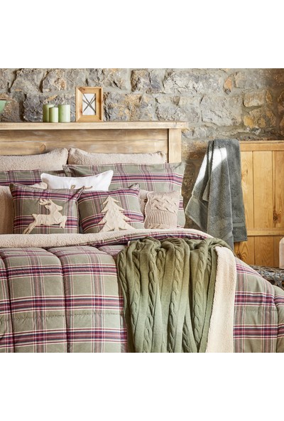 Karaca Home Woodland Yeşil Tek Kişilik Cozy Comfort Uyku Seti Karaca Home Woodland Yeşil Tek Kişilik Cozy Comfort Uyku Seti