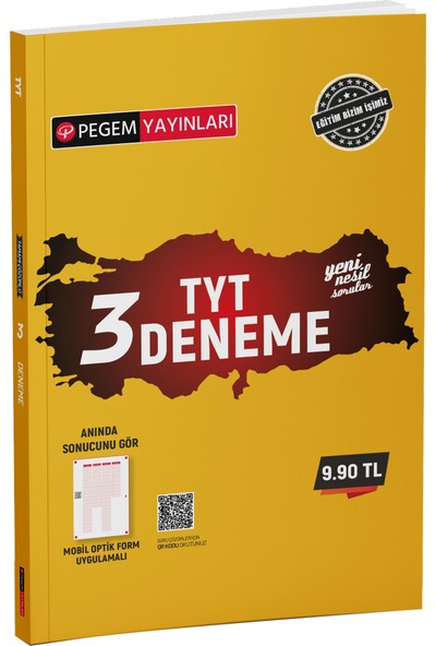 Pegem Akademi Yayıncılık 2022 TYT 3 Deneme