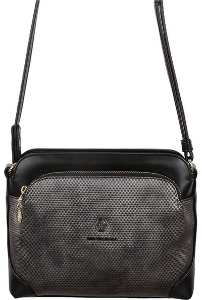 Silver Polo M.gümüş Tek Bölmeli Kadın Çapraz Çanta/Postacı Çantası SP364