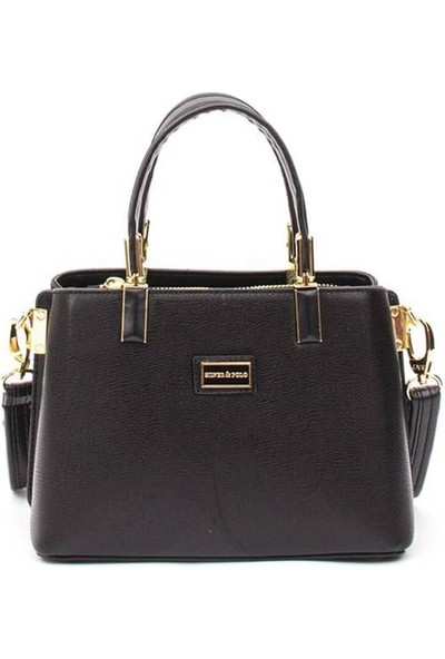 Silver & Polo Kadın El Çantası Siyah 987