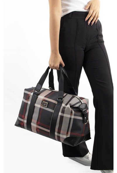 Silver & Polo Silver Polo B.siyah Tek Bölmeli Kadın Seyahat Çantası SP873