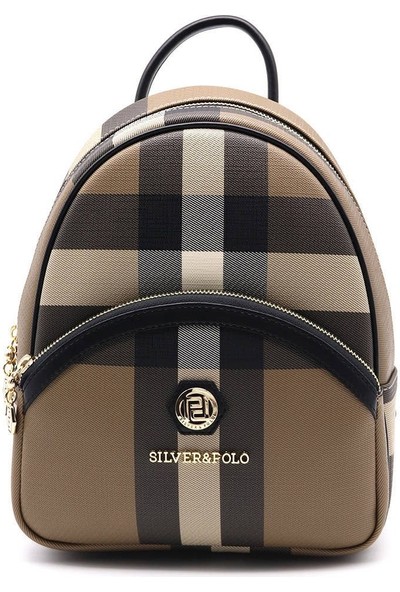 Silver & Polo Kadın Sırt Çanta Kahve Siyah 945