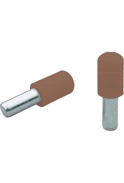 Adilon Plastik Metal Başlı Raf Pimi Kahve 25 Adet Adilon Plastik Metal Başlı Raf Pimi Kahve 25 Adet