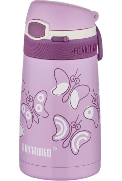 Shamobo Vgn 2051 Paslanmaz Çelik Matara Mor 350 ml Shamobo Vgn 2051 Paslanmaz Çelik Matara Mor 350 ml