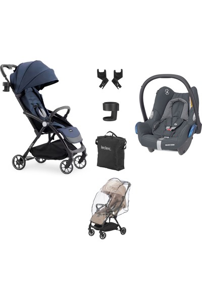 Leclerc Magic Fold Travel Sistem Bebek Arabası - Blue