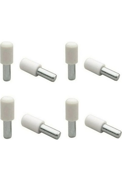 Adilon Plastik Metal Başlı Raf Pimi Beyaz 25 Adet