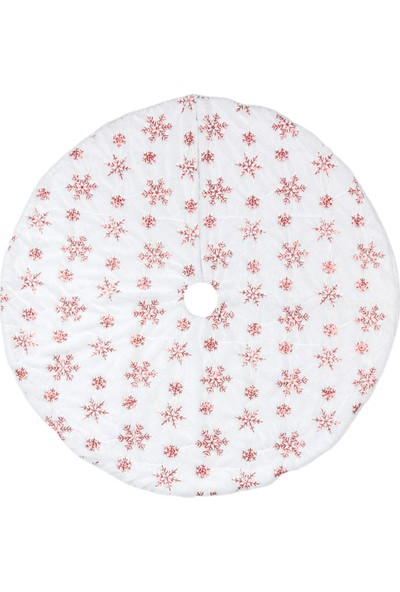 Prettyia Noel Ağacı Etek 35.43 Inç Süs 122 cm Kırmızı (Yurt Dışından)