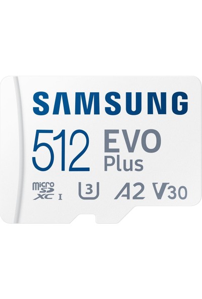 Samsung Evo Plus Microsd Hafıza Kartı 512 GB MB-MC512KA/TR Samsung Evo Plus Microsd Hafıza Kartı 512 GB MB-MC512KA/TR