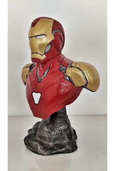 Ironman Bust Figur Marvel Avangers Sert Dolu Ağır Ironman Bust Figur Marvel Avangers Sert Dolu Ağır