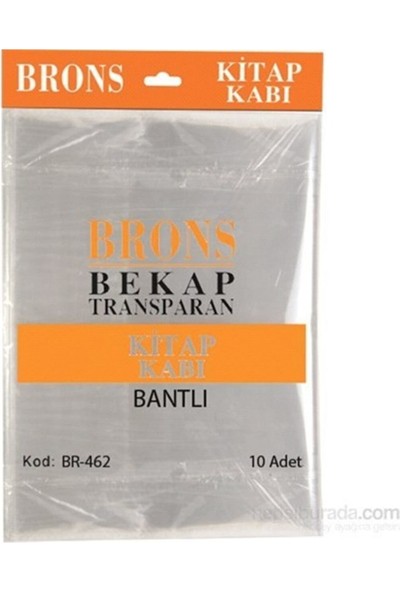 Brons Brons Kaplık Hazır Kitap Kabı Şeffaf Brons Brons Kaplık Hazır Kitap Kabı Şeffaf