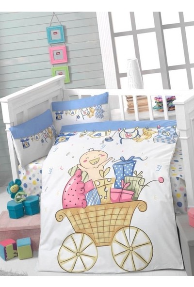 Patik Home Pamuk Ranforce Bebek Nevresim Takımı