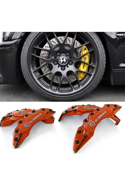 Apl Kırmızı Kaliper Kapagi 4 Lü Set