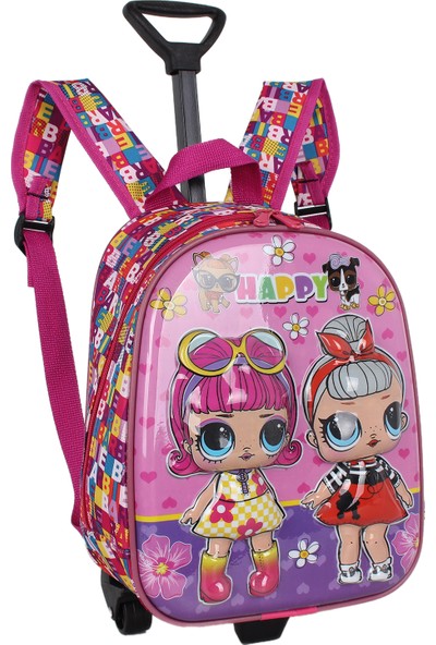 Bagacar Mn Lol Tekerlekli Kreş Çocuk Sırt Çantası