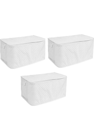 Kazak Hurcu Kapitoneli Tela Kumaş Beyaz 50 x 30 x 20 cm Kazak Hurcu Kapitoneli Tela Kumaş Beyaz 50 x 30 x 20 cm