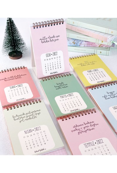 Bikutumutluluk 2022 Takvimi Pastel Renkler Mottolu Takvim Bikutumutluluk 2022 Takvimi Pastel Renkler Mottolu Takvim