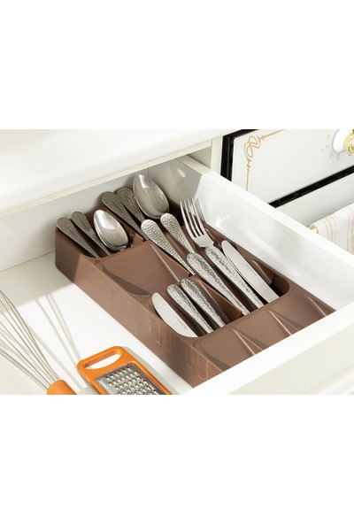 English Home Basic Plastik Çekmece Düzenleyici 39X14X7,3 cm Kahve English Home Basic Plastik Çekmece Düzenleyici 39X14X7,3 cm Kahve