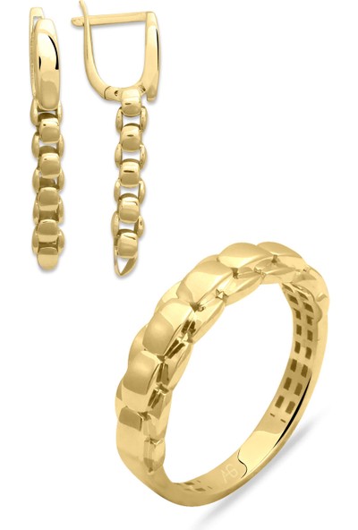 Aslı Gold Taşsız Günlük Kullanıma Uygun Roleks Takım