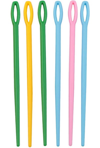 Balım Örgü Evi Plastik Yün Iğnesi 9 cm 6 Adet