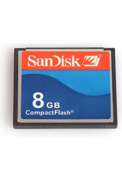 Sandisk 8GB Compact Flash Hafıza Kartı Sandisk 8GB Compact Flash Hafıza Kartı