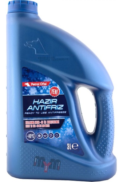 Petrol Ofisi Hazır Antifriz 3 Lt (2021 Üretim)