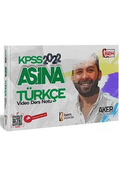 İSEM Yayıncılık Muhtelif Isem KPSS Aşina Türkçe Video Ders Notu 2022 İSEM Yayıncılık Muhtelif Isem KPSS Aşina Türkçe Video Ders Notu 2022