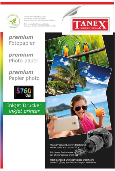 Tanex Tanex A4 240 Gr. Fotoğraf Kağıdı 20 Li Fotokopi ve Baskı Kağıtları Tanex Tanex A4 240 Gr. Fotoğraf Kağıdı 20 Li Fotokopi ve Baskı Kağıtları