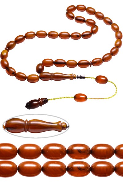 Tesbih Atölyesi Sistemli Turuncu Renkli Tombul Beyzi Kesim Çubuk Sıkma Kehribar Tesbih Tesbih Atölyesi Sistemli Turuncu Renkli Tombul Beyzi Kesim Çubuk Sıkma Kehribar Tesbih