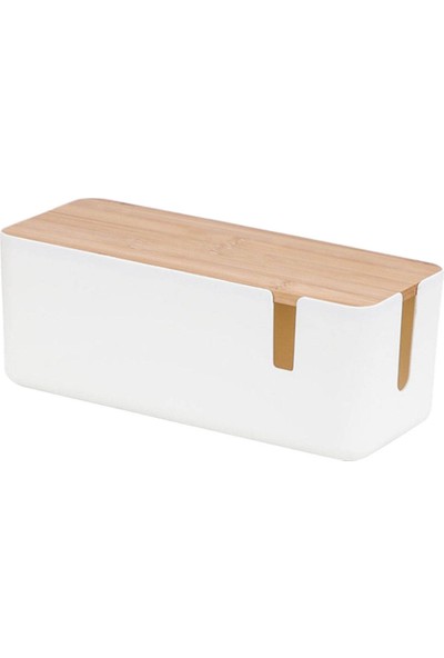 Baosity Kablo Saklama Kutusu - Beyaz (Yurt Dışından)