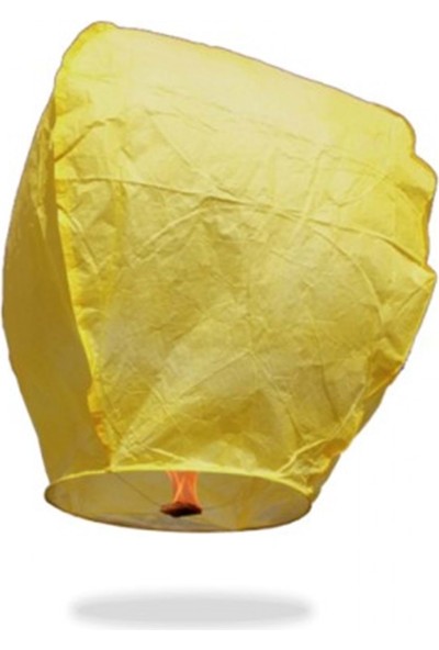 Organizasyon Pazarı Dilek Feneri Sarı Renk ( Mumlu )