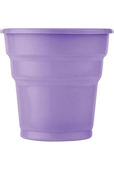 Organizasyon Pazarı Plastik Bardak Lila - Mor Renkli 25'li