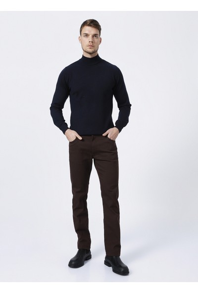 Altınyıldız Classics Comfort Fit Armürlü Kahve Erkek Pantolon Altınyıldız Classics Comfort Fit Armürlü Kahve Erkek Pantolon