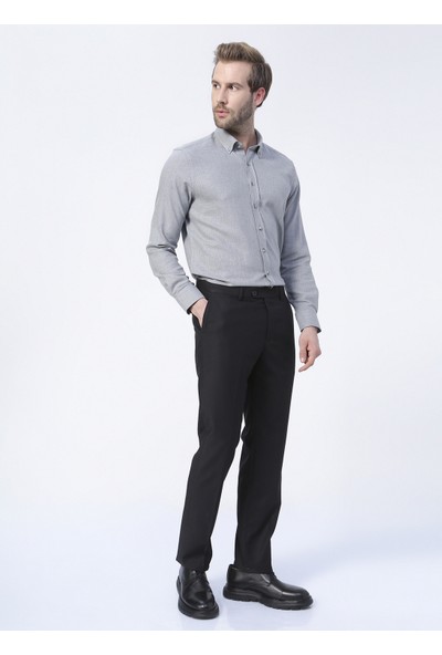 Fabrika Comfort cm P 396 Regular Fit Düz Siyah Erkek Klasik Pantolon Fabrika Comfort cm P 396 Regular Fit Düz Siyah Erkek Klasik Pantolon