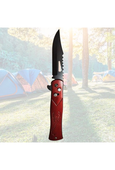 Xolo Tırtıklı Akrep Bordo Harekat Çakısı Xolo Tırtıklı Akrep Bordo Harekat Çakısı