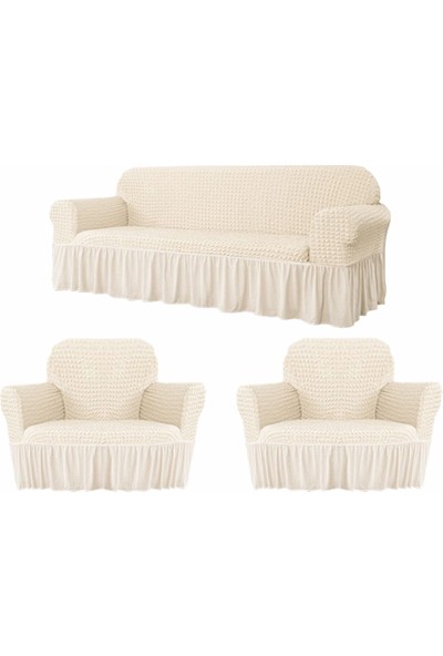 Elgeyar Bürümcük Koltuk, Kanepe, Çekyat Örtüsü, Koltuk Kılıfı 3 1 1