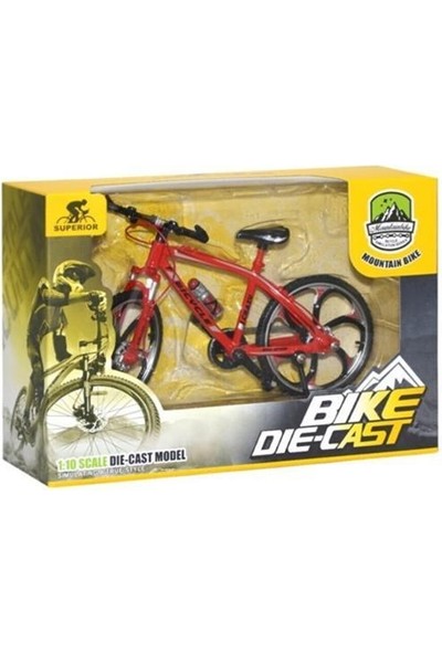 Farbu Oyuncak Minyatür Metal Dağ Bisiklet 1:10 0818-2A