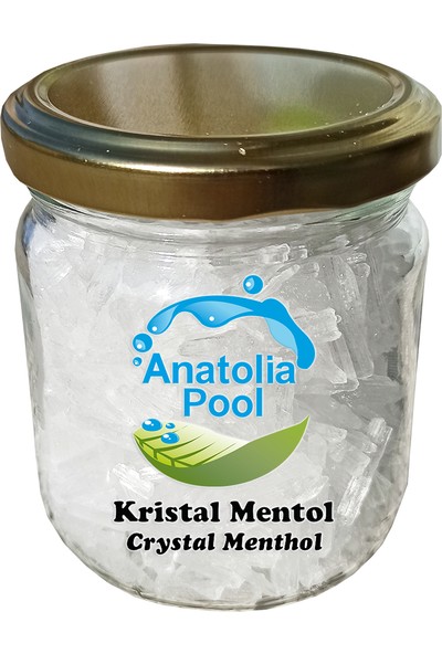 Anatolia Pool Sauna Buhar Esansı Mentol Kristal 50 Gram ( Sauna Essence Menthol Crystal )
