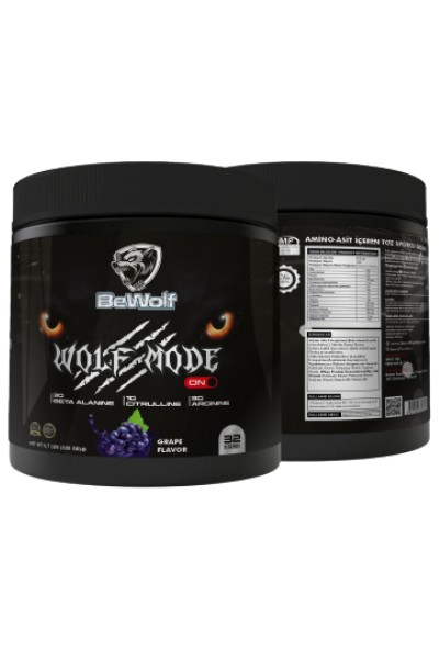 Bewolf Wolf Mode Preworout Nox 320 gr 32 Servis Üzüm Aromalı