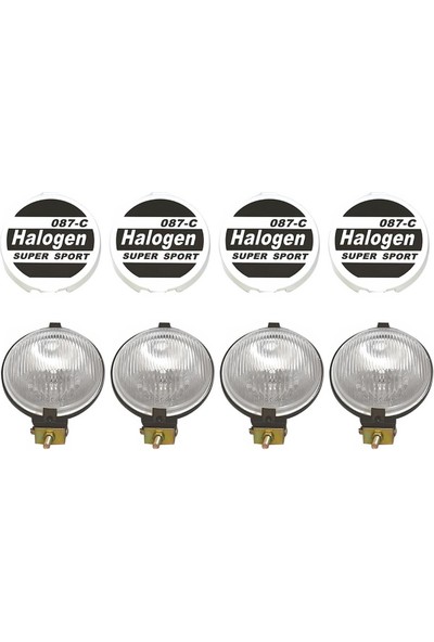 Carub Sis Lambası Beyaz Büyük Oben Yuvarlak 16 cm Off Road Sis Farı 4 Adet 12V Carub Sis Lambası Beyaz Büyük Oben Yuvarlak 16 cm Off Road Sis Farı 4 Adet 12V