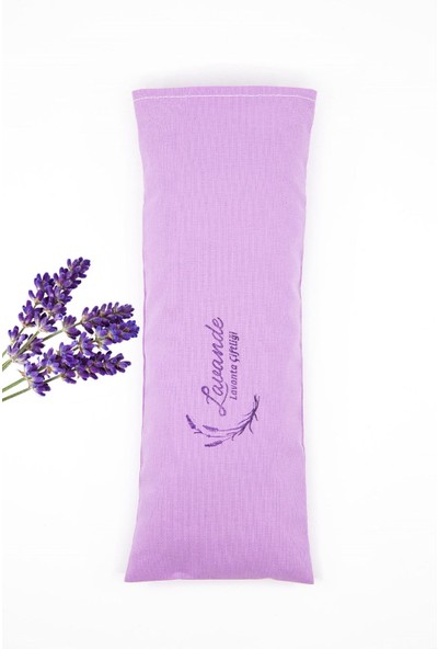 Lavande Lavanta Dolgulu Göz Yastığı-Mor