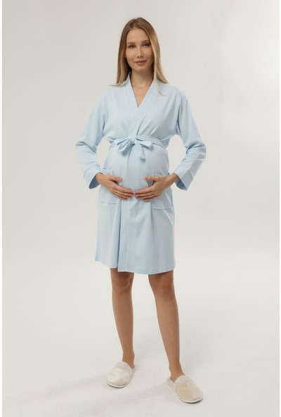 Likapa Interlok Hamile Lohusa Uzun Kol Sabahlık 1356